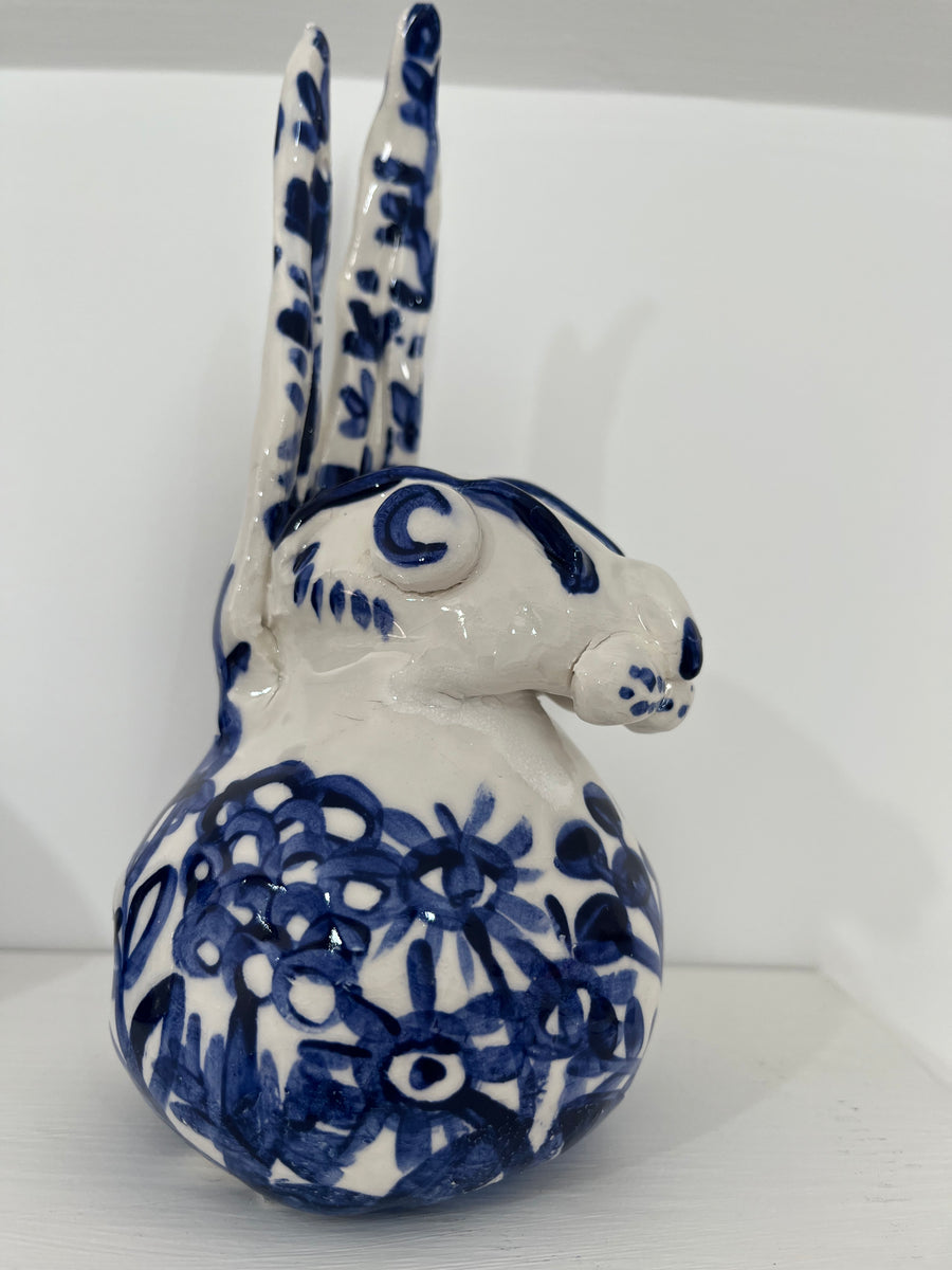 Hand Built Porcelain Meadow Hare – Hayley Potter Studio